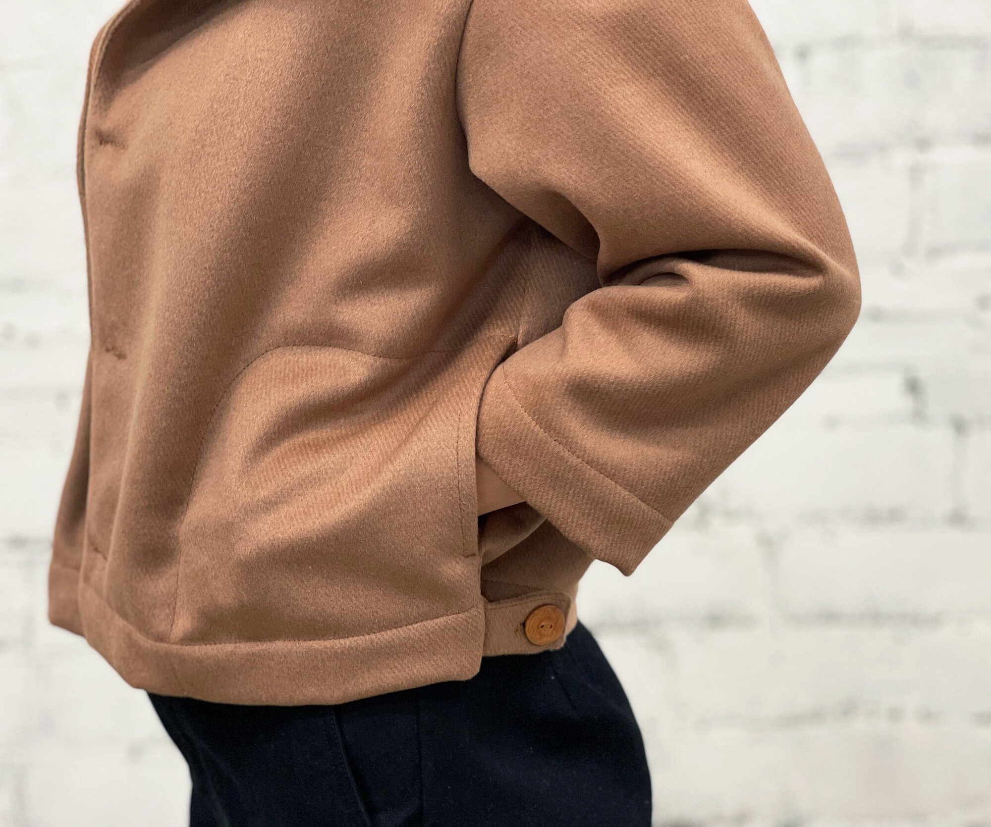 Park Jacket Cropped Cocoon-style Jacket PDF Sewing Pattern | Etsy