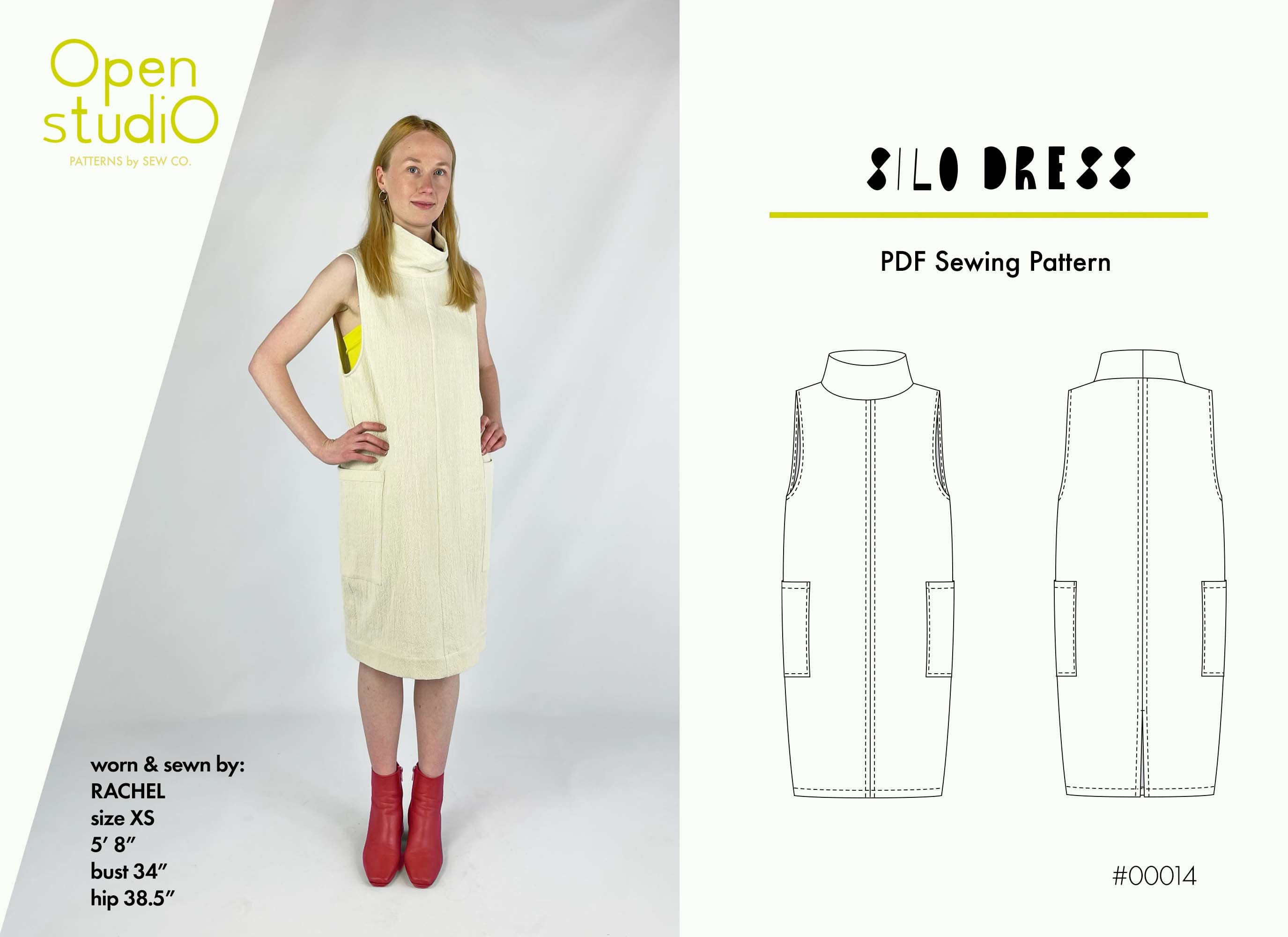 Silo Dress / Sizes XXS-4X / PDF Sewing Pattern by Open Studio - Etsy