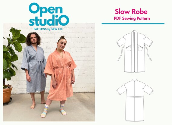 Slow Robe PDF Sewing Pattern | Etsy