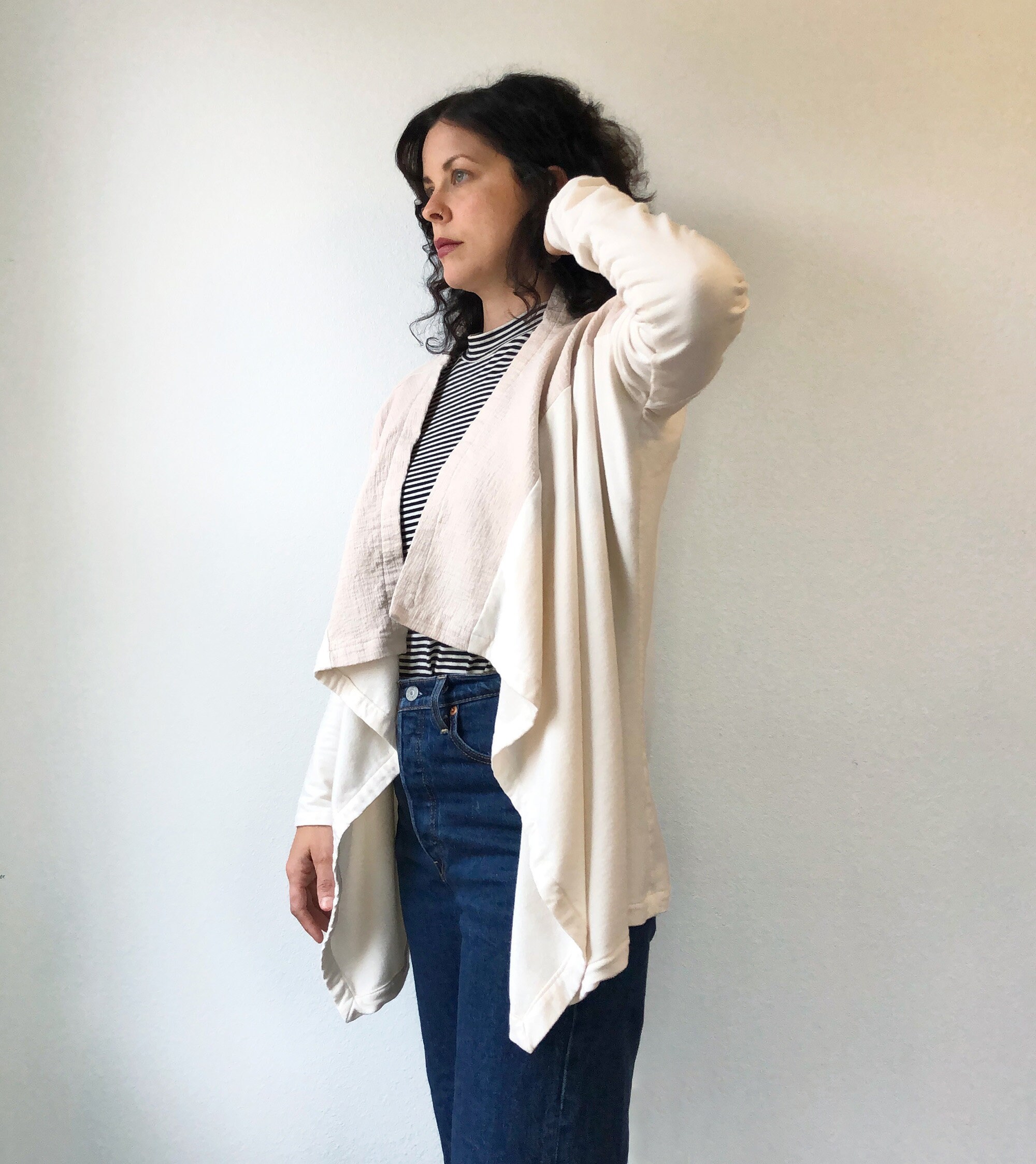Crossover Cardigan PDF Sewing Pattern - Etsy