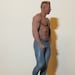 Highly-detailed Model Figure of a Fit Man 70mm Tall Scale of 1:24, G ...