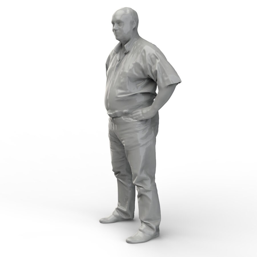 70mm Old Man Figure, 1:24 Scale G Gauge Model Railway, Unpainted - Etsy