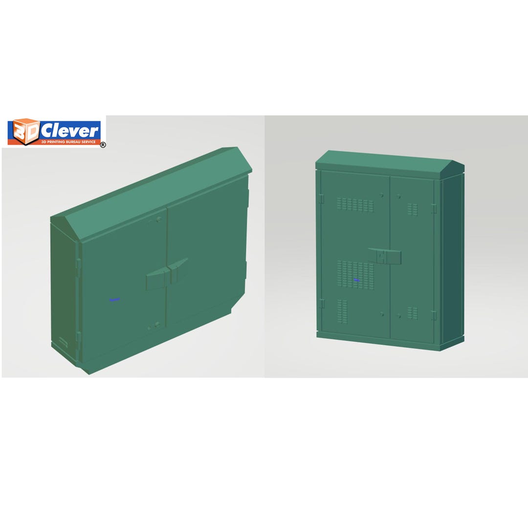 A Set of 2 BT Green Cabinets in Different Designs but the Same Size. - Etsy