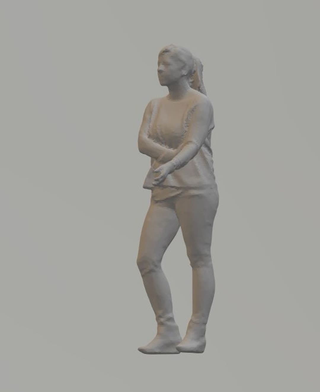 Model Figure of Girl Waiting 70 Mm High 1:24 Scale, G Gauge - Etsy