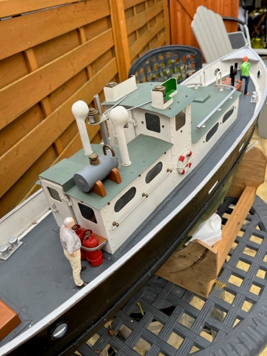 Highly Detailed Figure Figure 1:24 Scale, Old Man Standing ,bald Man ...