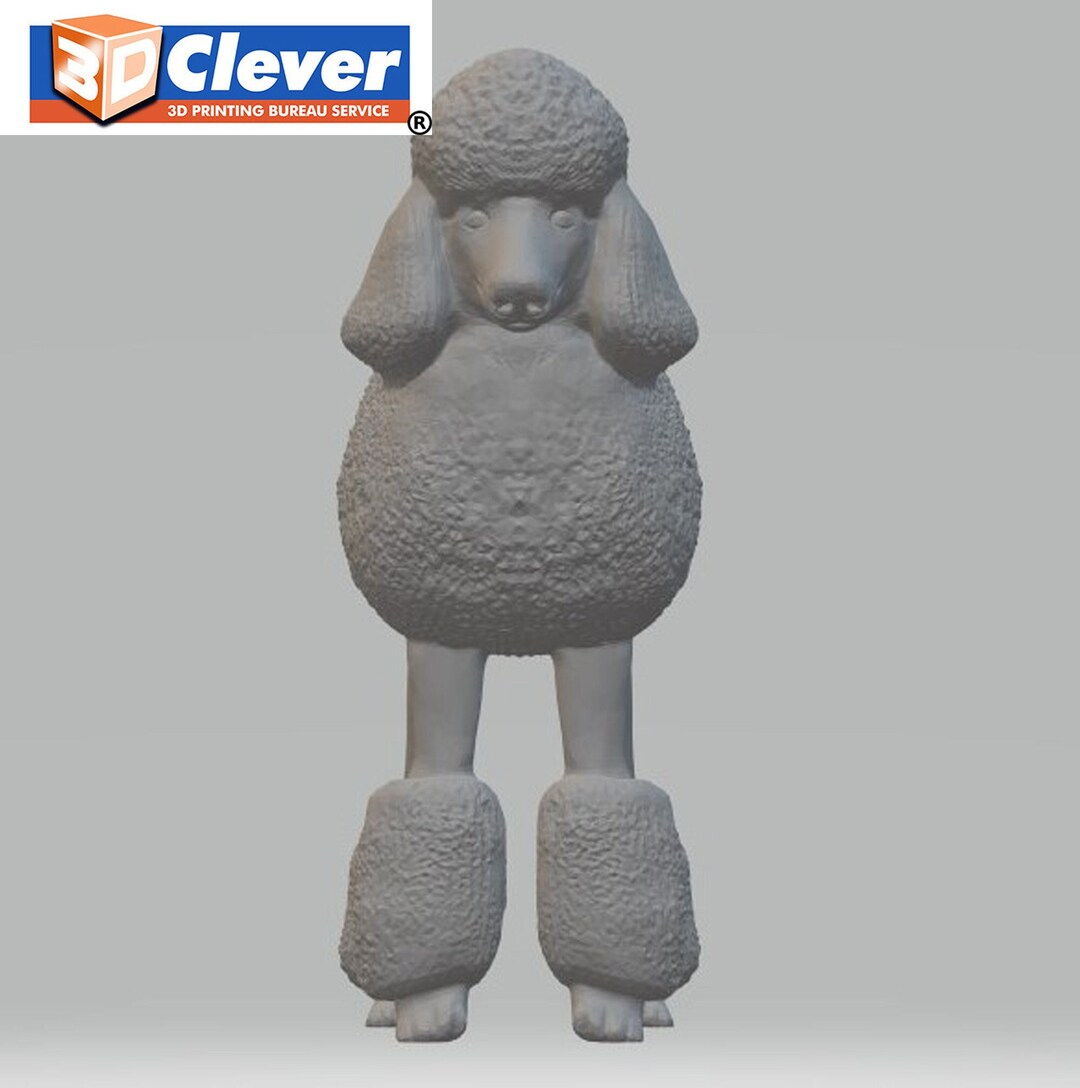 Model of an Poodle 20mm High G Gauge Made by 3dclever Scale 1:24 - Etsy