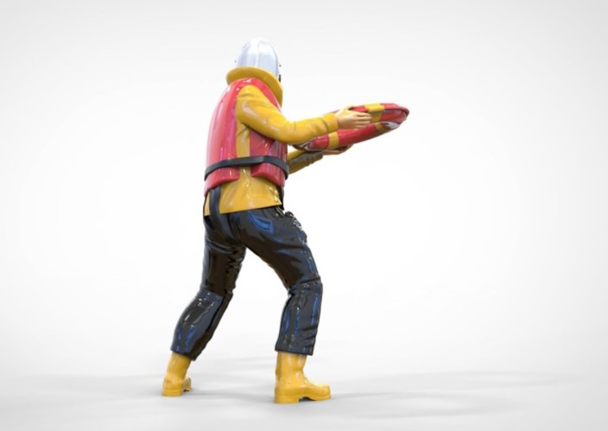 RNLI Crewman Model Figure Throwing Life Ring, 1:48 Scale - Etsy