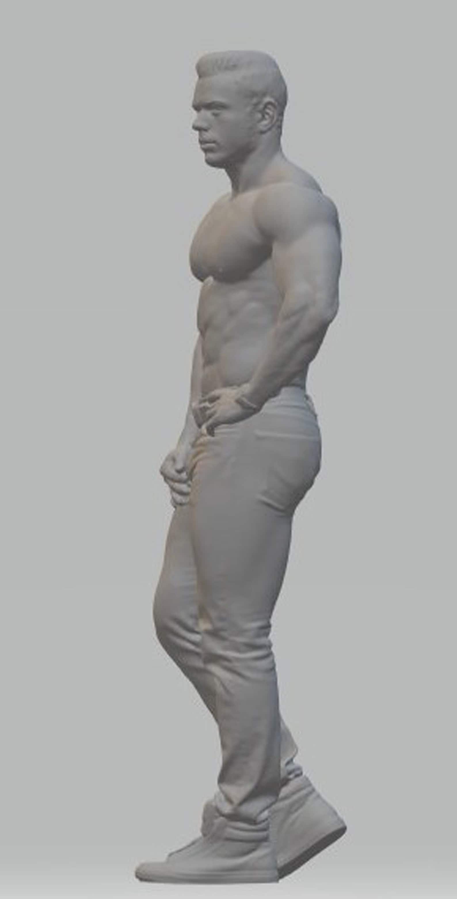 Highly-detailed Model Figure of a Fit Man 70mm Tall Scale of - Etsy