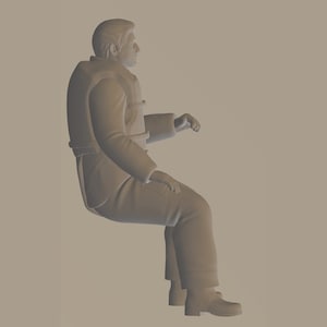 Model Figure of Boat Helmsman 70 Mm High 1:24 Scale, G Gauge Made by ...