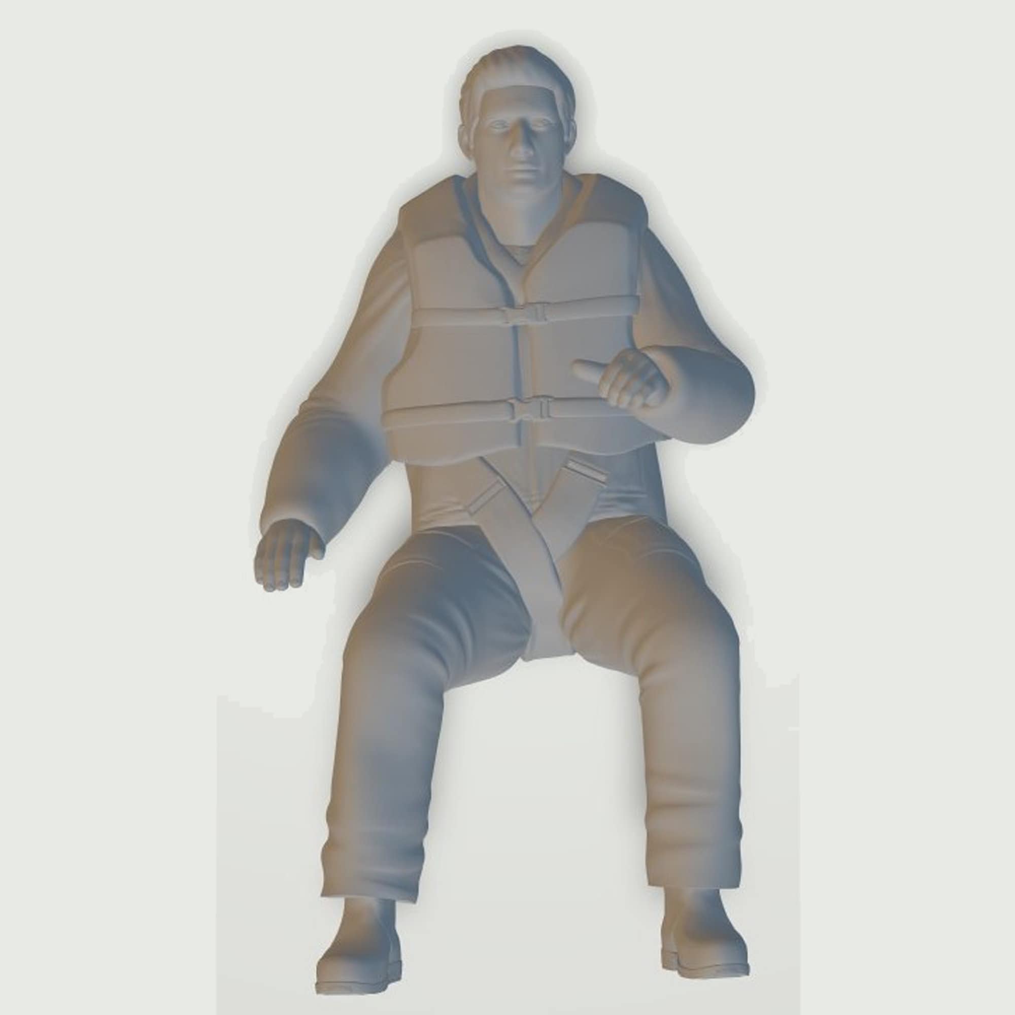 Architectural Model Figures 1:76 Scale Boat Helmsman Made by - Etsy