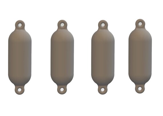 Building & Construction 10mm high 25mm long Plus 4 Fenders A set of 4 ...