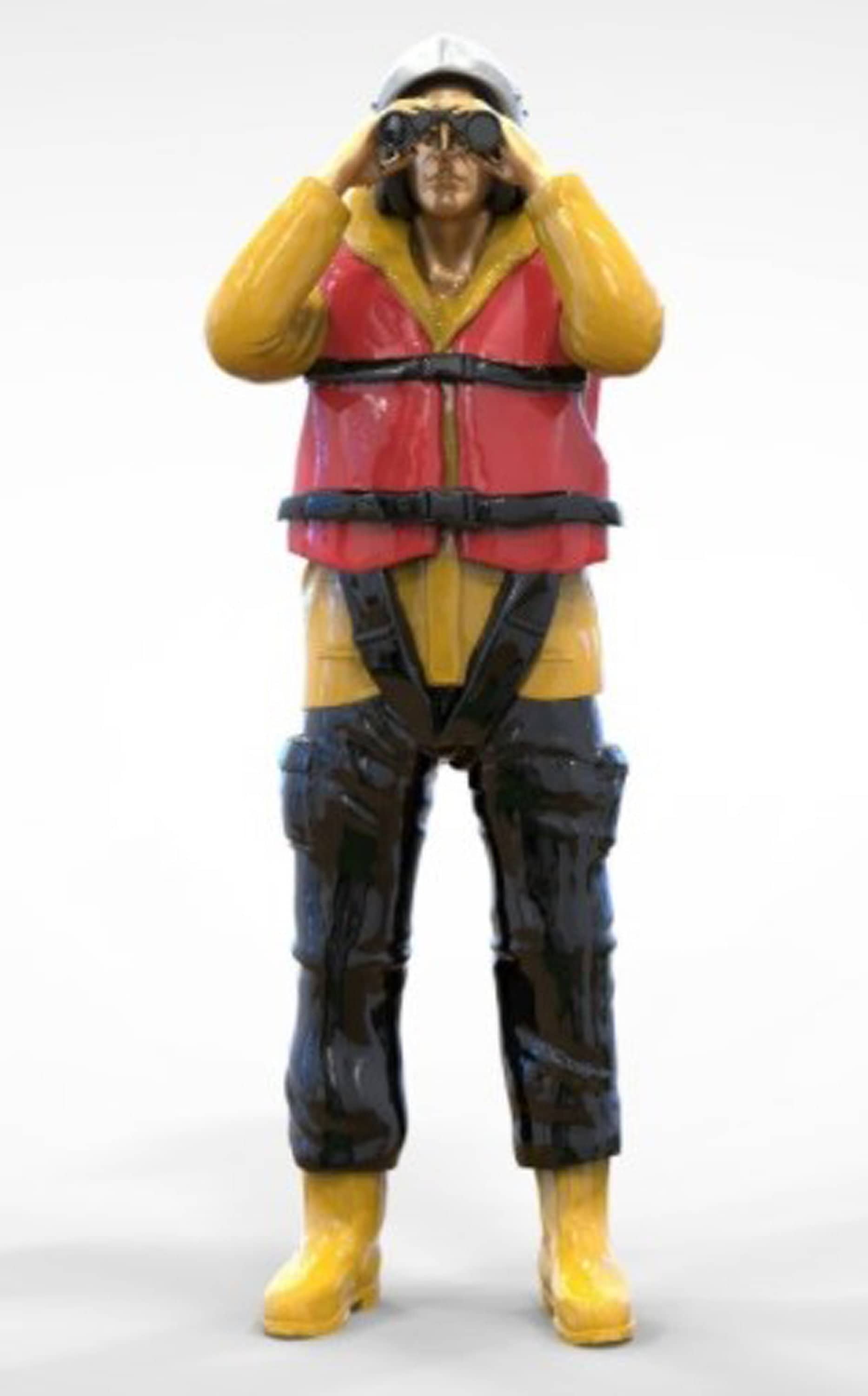 Highly-detailed Model Figure of a RNLI Crewman on Lookout - Etsy UK