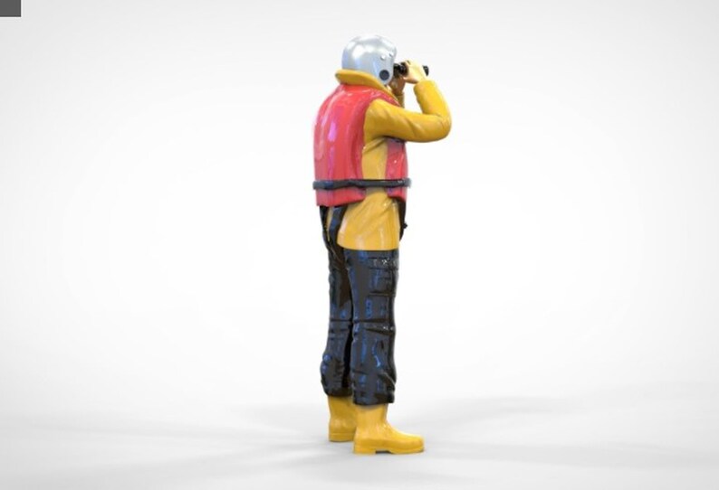 Highly-detailed Model Figure of a RNLI Crewman on Lookout | Etsy