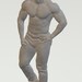 Highly-detailed Model Figure of a Fit Man 70mm Tall Scale of 1:24, G ...