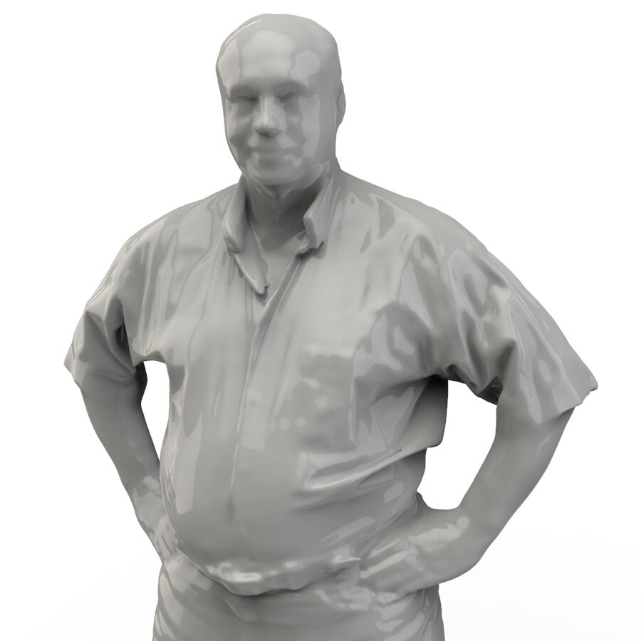 70mm Old Man Figure, 1:24 Scale G Gauge Model Railway, Unpainted - Etsy