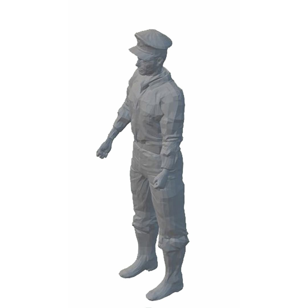 This is a Highly-detailed Figure of Captain of a Boat 35mm High 0 Gauge ...