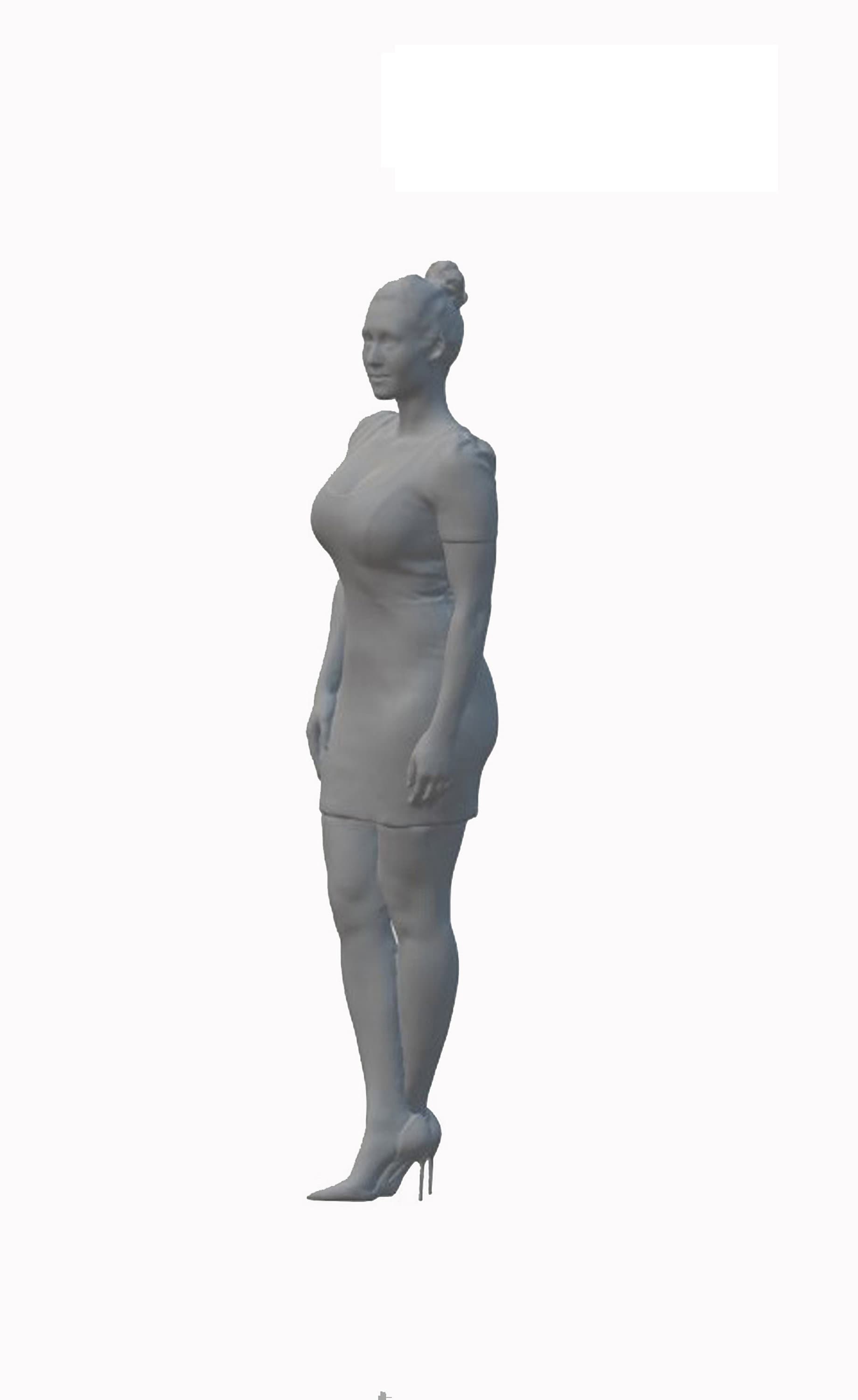 Highly-detailed Model Figure of a Women in a Dress Made by - Etsy