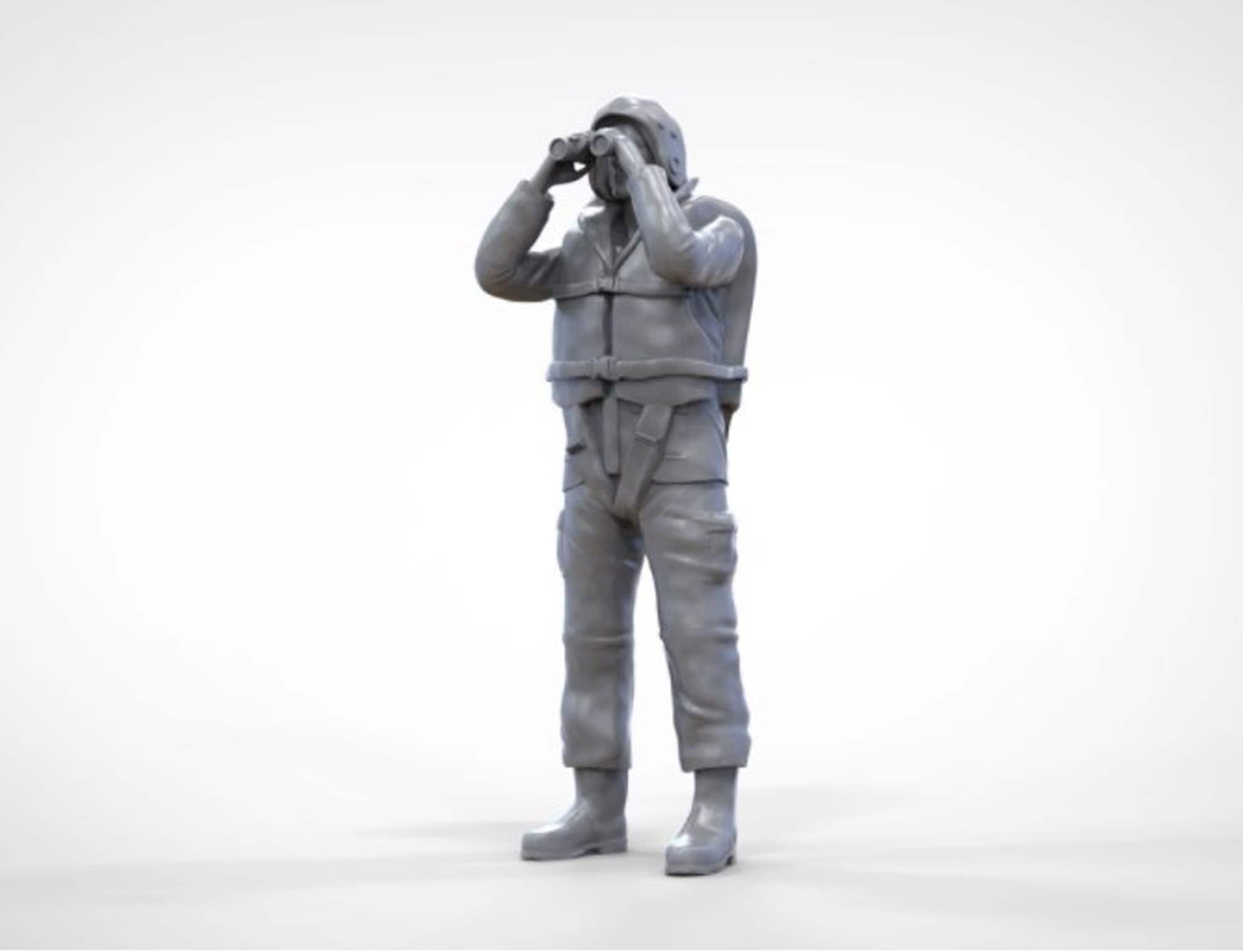 Highly-detailed Model Figure of a RNLI Crewman on Lookout - Etsy UK