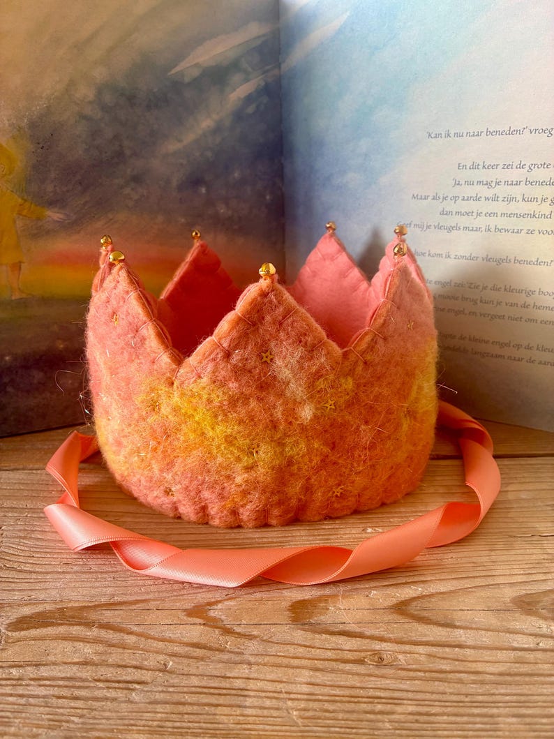 Waldorf Felt Birthday Crown Wool and Felt - Etsy