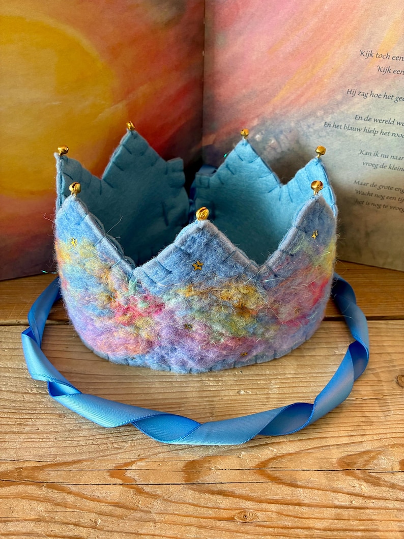 Waldorf Felt Birthday Crown Wool and Felt - Etsy
