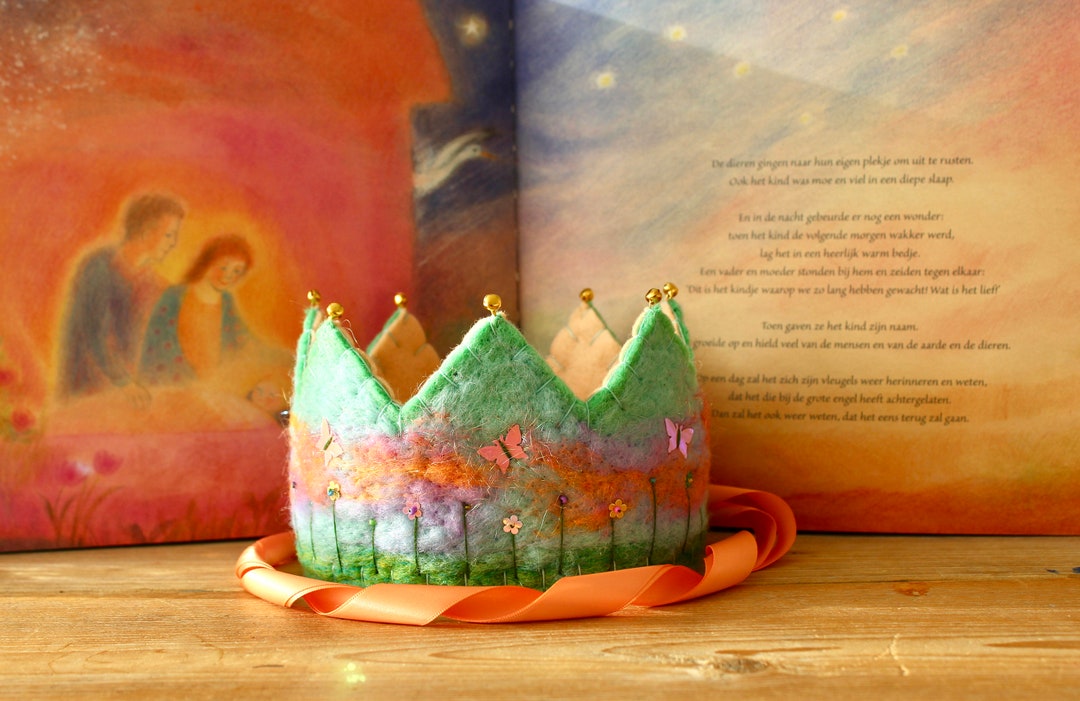 Waldorf Felt Birthday Crown Wool Felt - Etsy