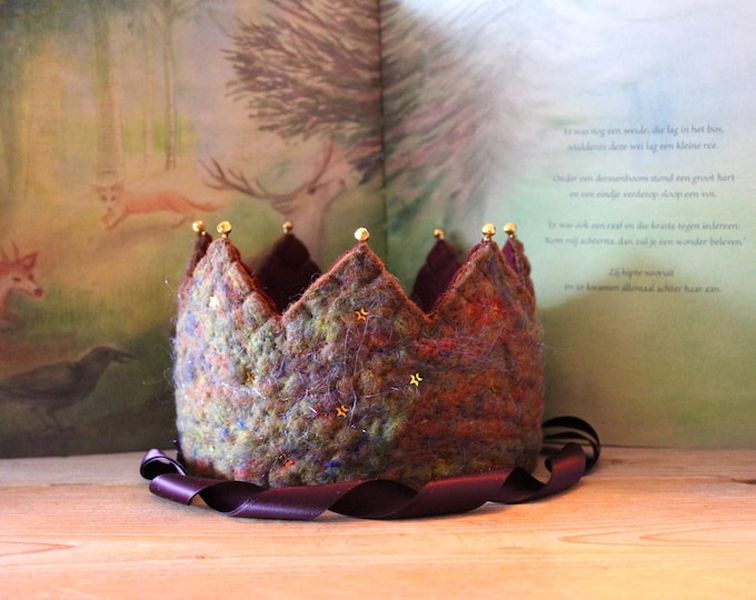 Waldorf Felt Birthday Crown Wool and Felt - Etsy