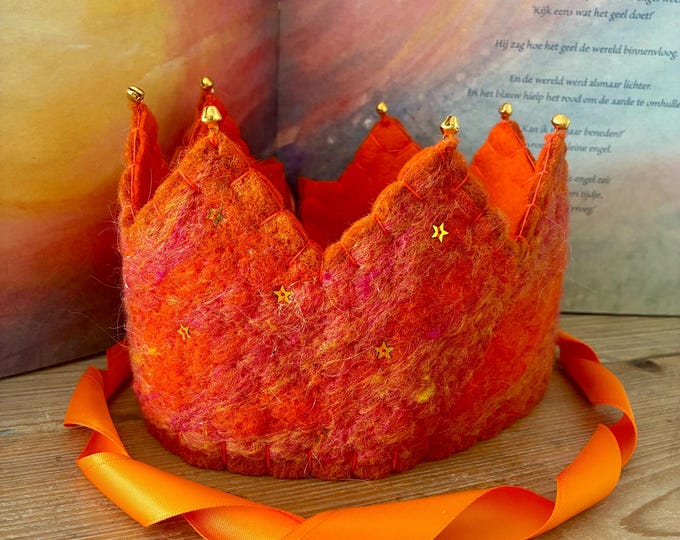 Waldorf Felt Birthday Crown Wool and Felt - Etsy