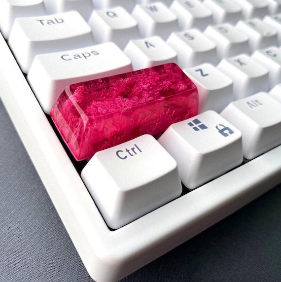 Jewelry & Beauty Epoxy Resin Handmade Keycaps,Coral Effect Epoxy ...