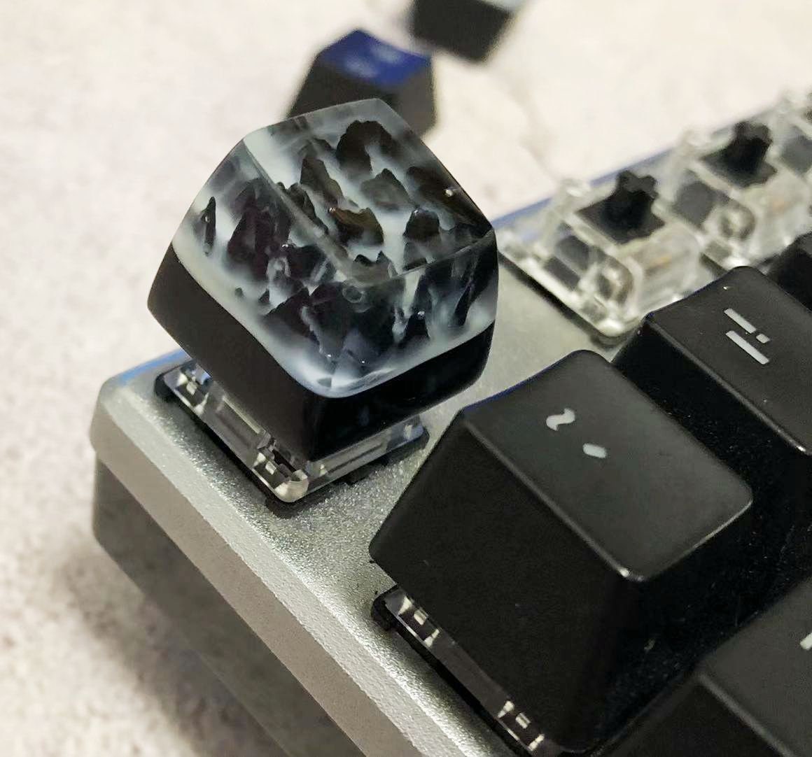 Handmade OEM R4 Cloud Mountain Keycap Artisan Keycaps for - Etsy