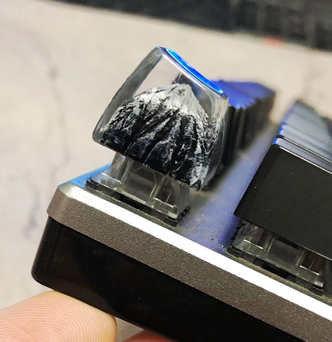 Handmade SA R1 Fuji Mountain Keycap Artisan Keycaps for Cherry | Etsy