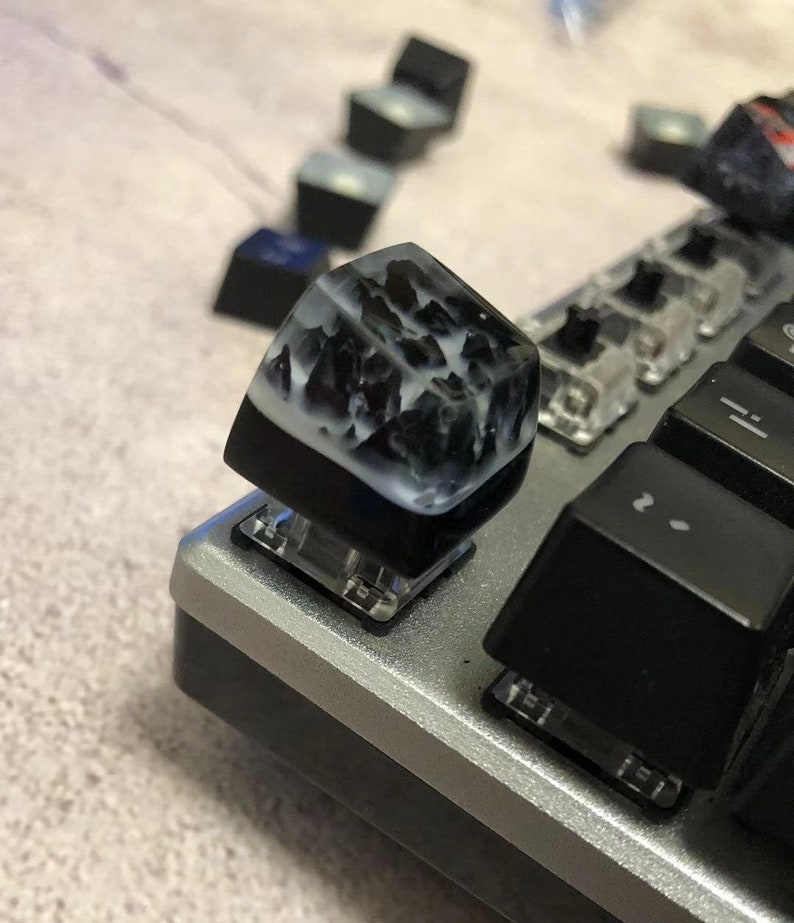 Handmade OEM R4 Cloud Mountain Keycap Artisan Keycaps for - Etsy