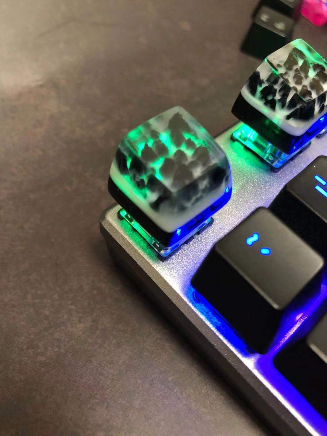 Handmade OEM R4 Cloud Mountain Keycap Artisan Keycaps for - Etsy