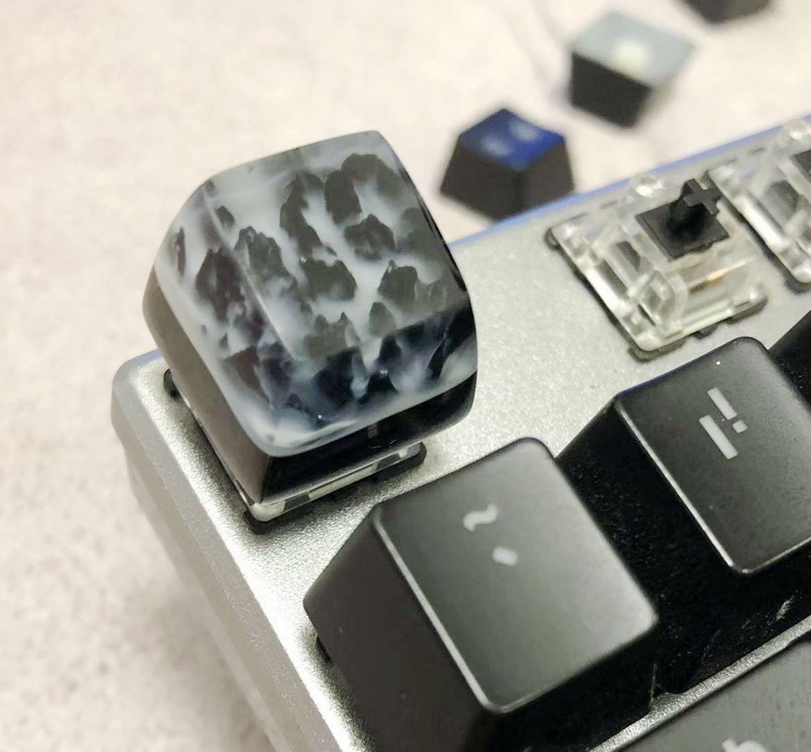 Handmade OEM R4 Cloud Mountain Keycap Artisan Keycaps for - Etsy