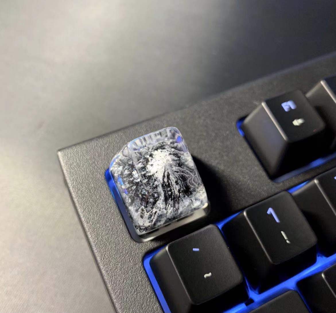 Handmade SA R1 Fuji Mountain Keycap Artisan Keycaps for Cherry | Etsy