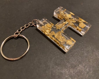 Letter H Keychain - Etsy