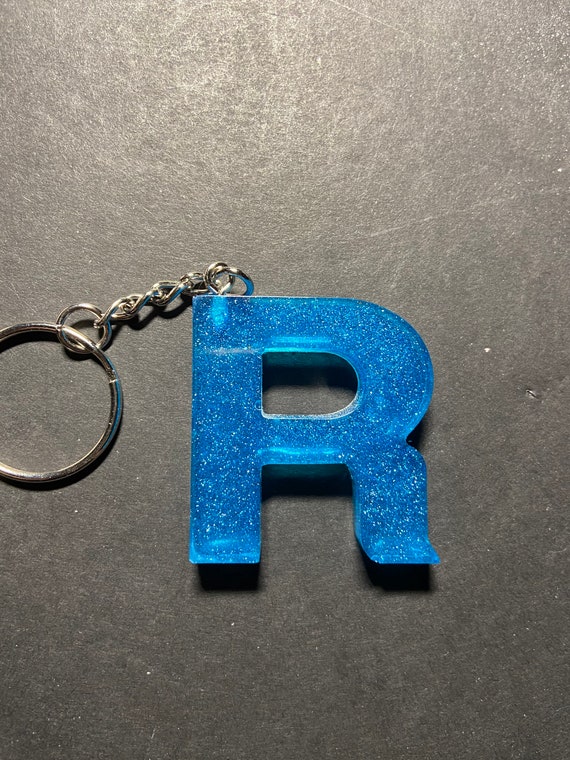 Letter R keychain | Etsy