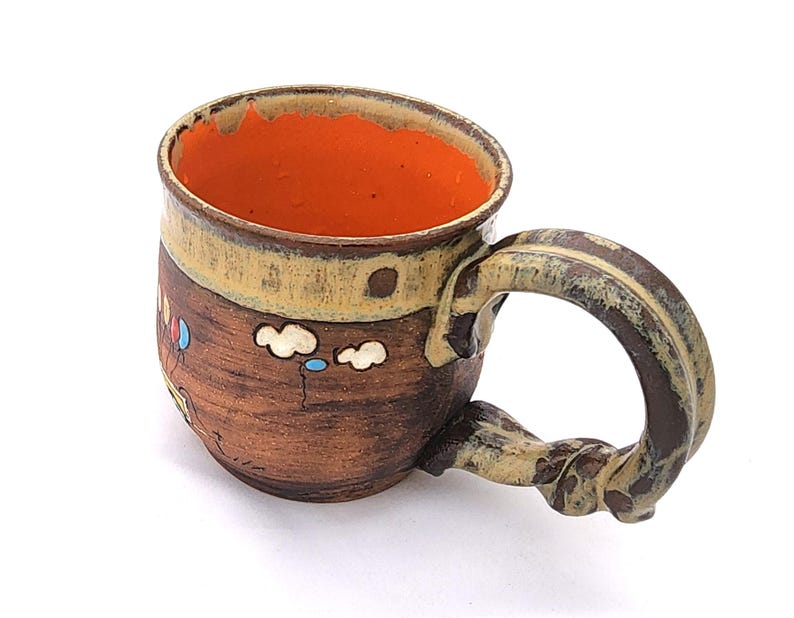 The Favorite Mug: "balloon Cart" | Handmade Artisan Coffee Mug ...