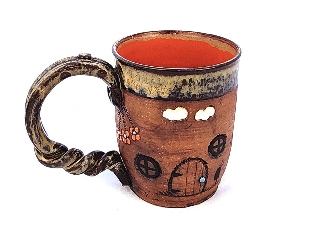 The Favorite Mug: crash 2 Handmade Artisan Coffee Mug Artistic Mug ...