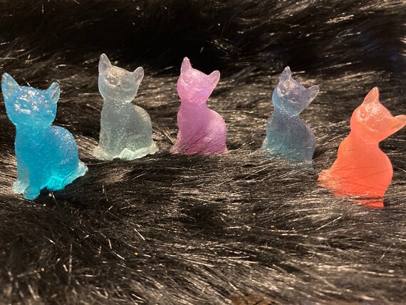 Cat Statue Small Cat Ornament Resin Cat Trinket Custom - Etsy