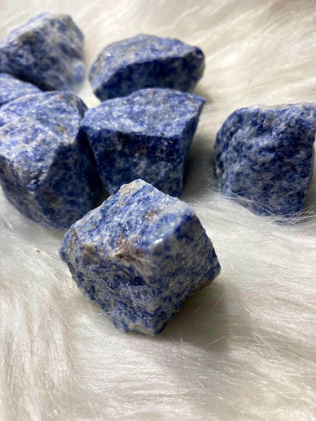 Raw Blue Spotted Jasper | Raw Crystal Blue Spotted Jasper - Etsy