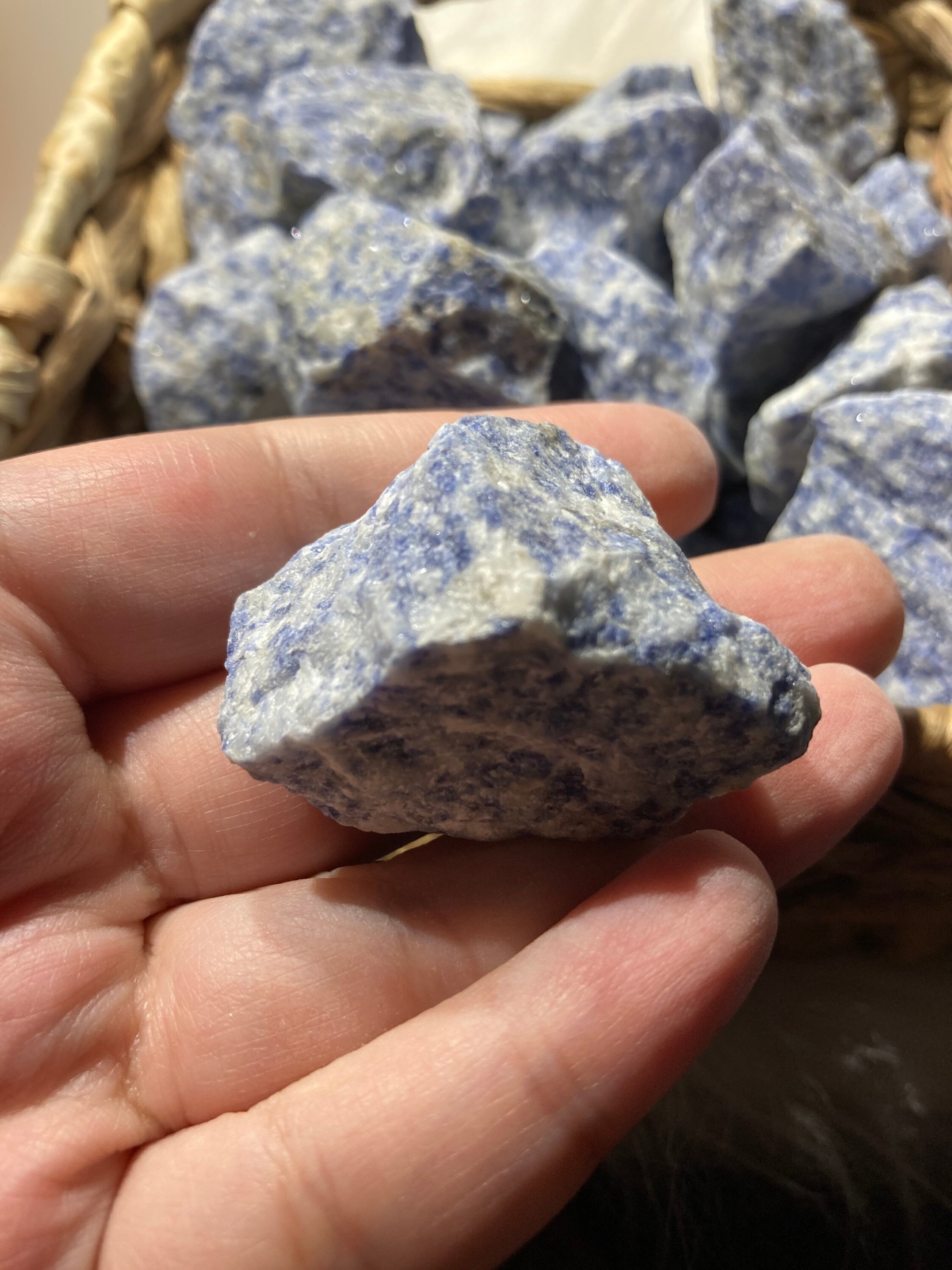 Raw Blue Spotted Jasper Raw Crystal Blue Spotted Jasper - Etsy