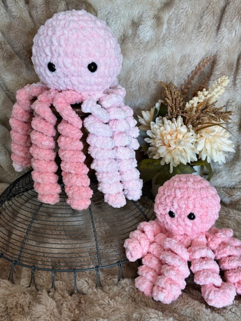 Octopus Cuddle Toy, Amigurumi, Hug Buddy, Baby Gift, Gift, Nursery ...