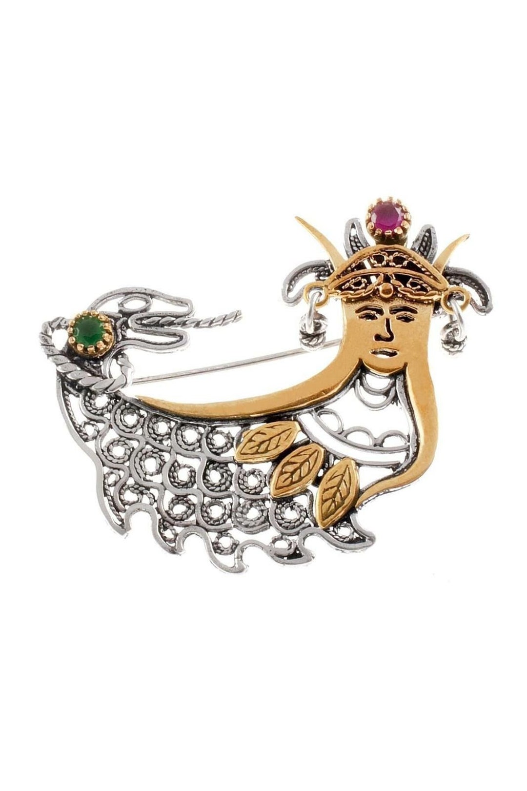 Sahmaran Brooch Serenay Sarikaya Used in the Movie, Filigree Sahmeran ...