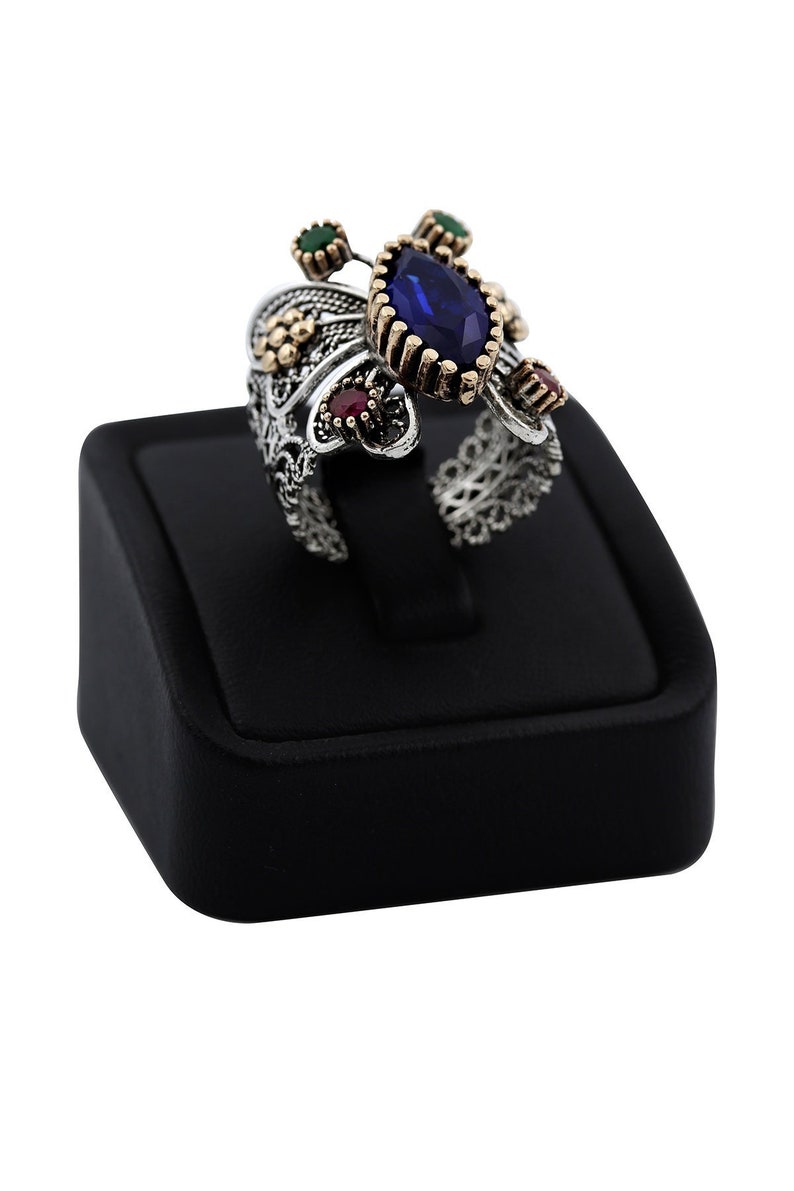 925 Sterling Silver Filigree Handmade Butterfly Ring / Reyyan Ring ...