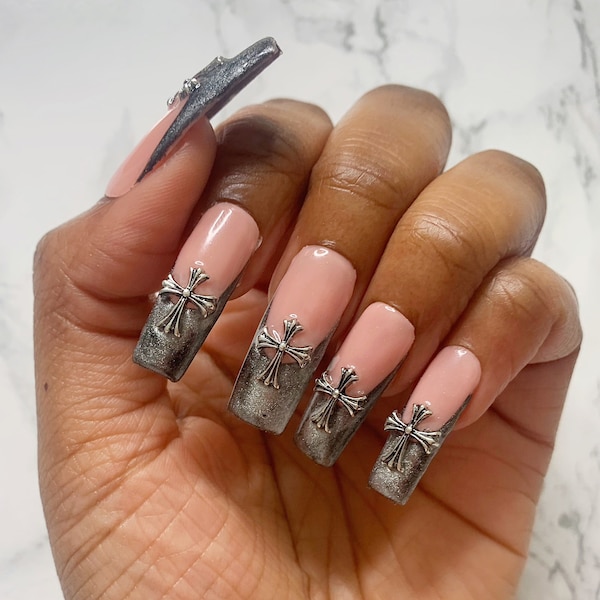 Chrome Hearts Cross Nail Charm - Etsy