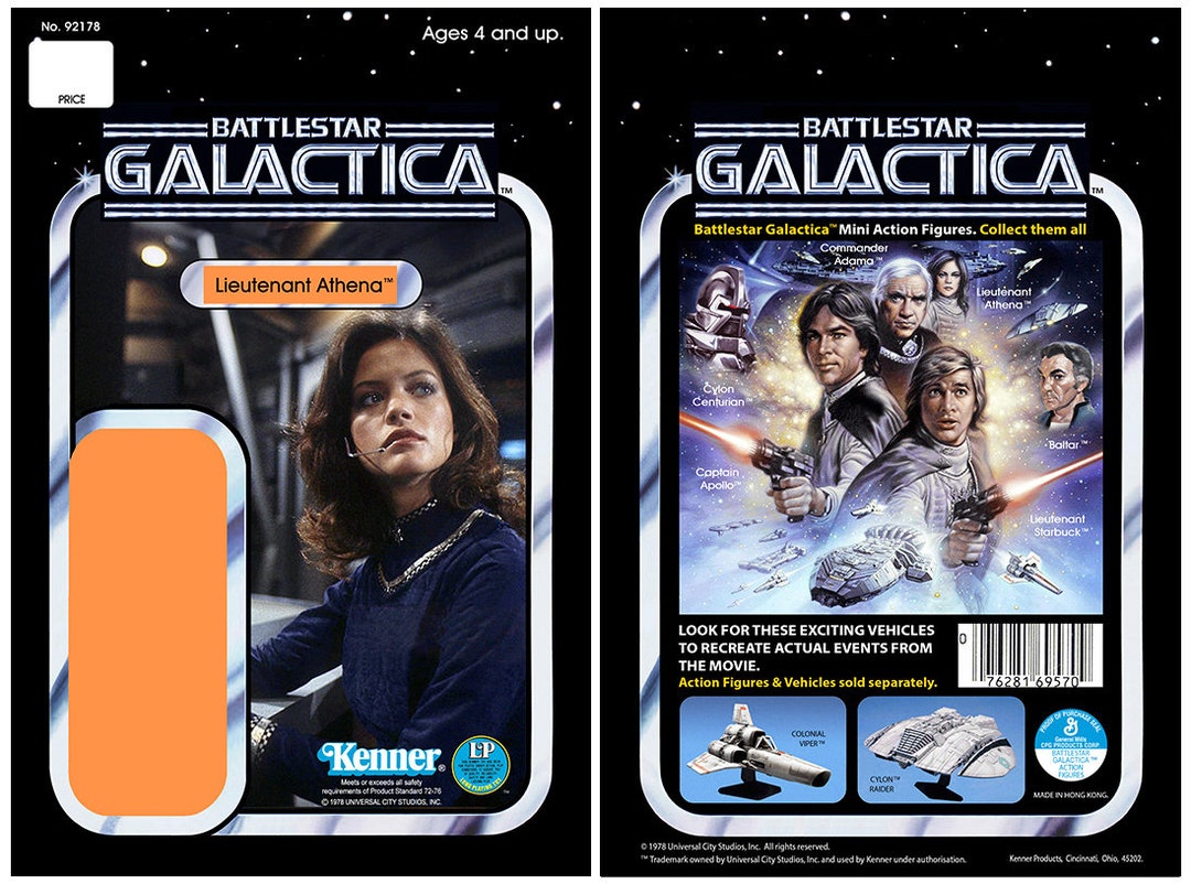 Lieutenant Athena maren Jensen Battlestar Galactica 1978 Kenner ...