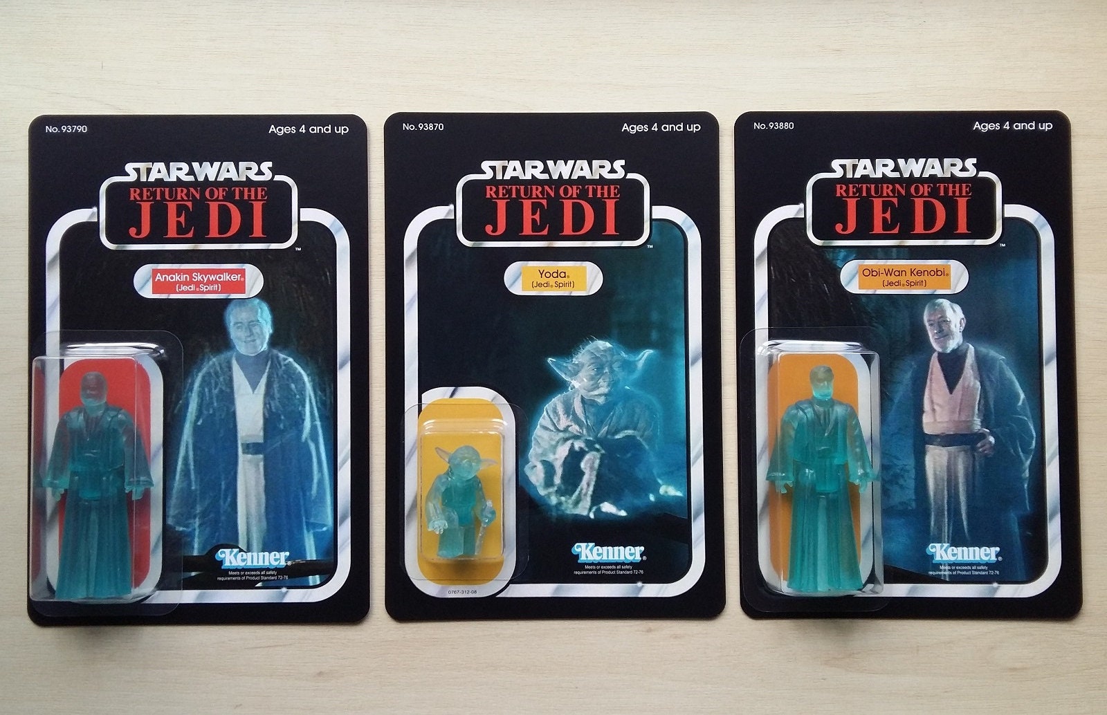 Anakin Skywalker jedi Spirit Return of the Jedi Kenner - Etsy UK