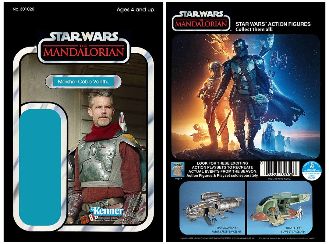 Marshall Cobb Vanth (the Mandalorian - Chapter 9) - Kenner Cardback - Etsy