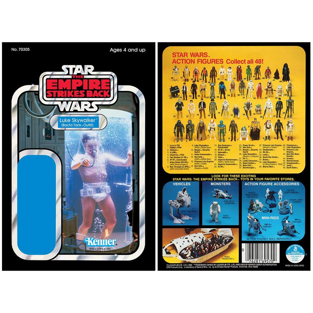 Luke Skywalker (bacta Tank Outfit) - the Empire Strikes Back - Kenner ...