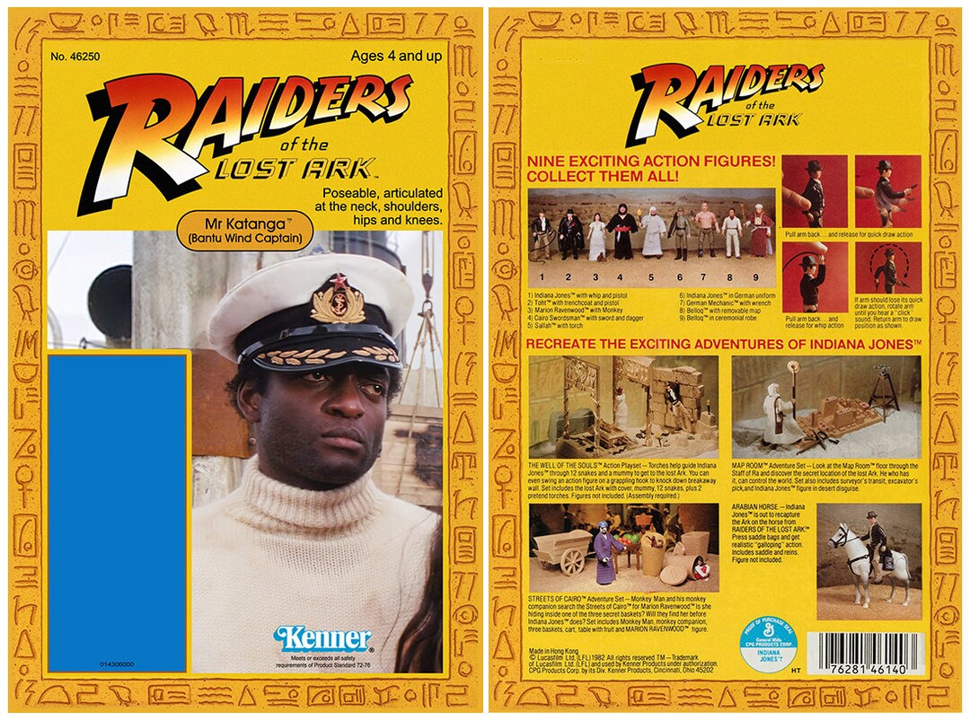 Mr Katanga (bantu Wind Captain) - Raiders of the Lost Ark - Kenner ...